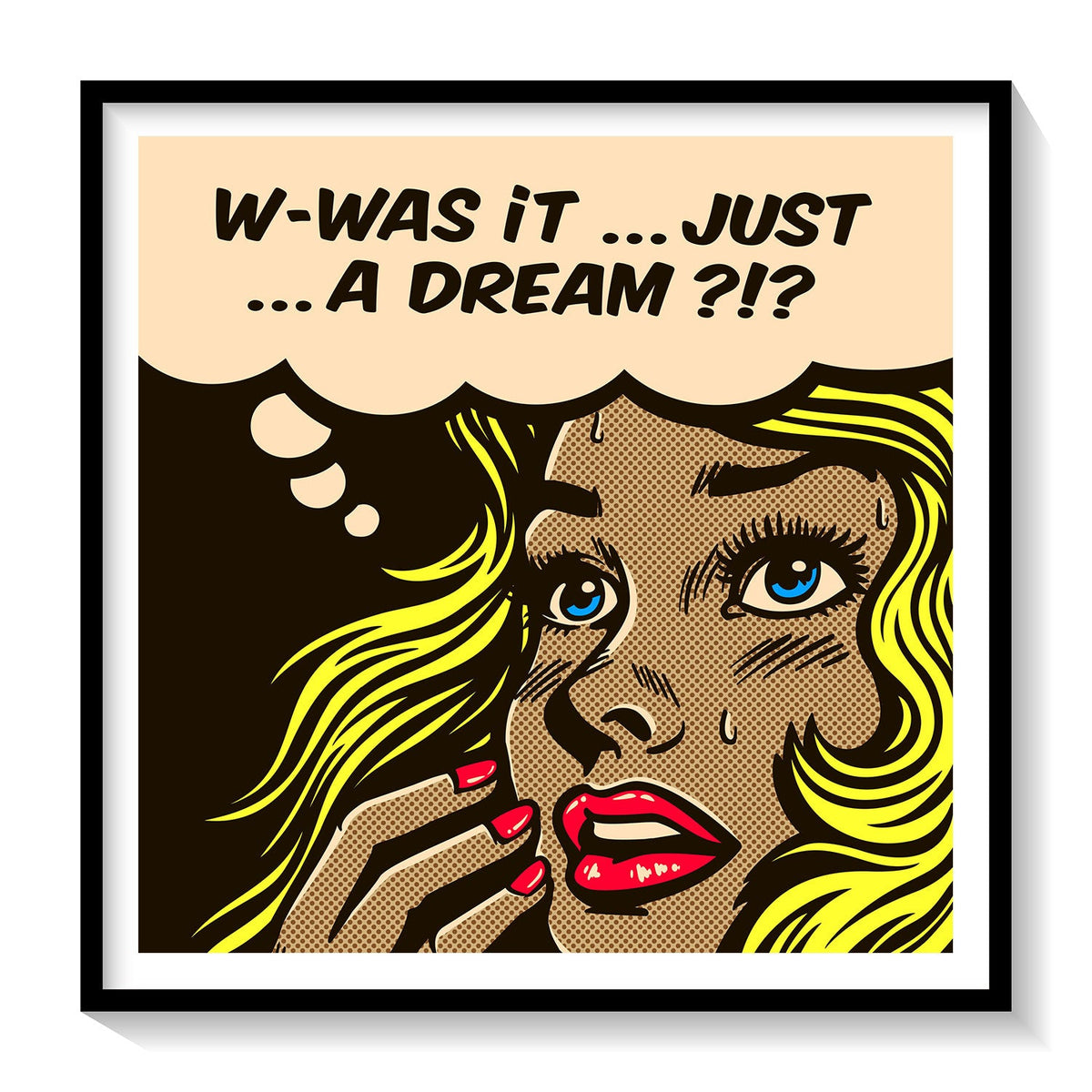 Buy Just a Dream Pop Art Painting & Art Print Online India at Best ...