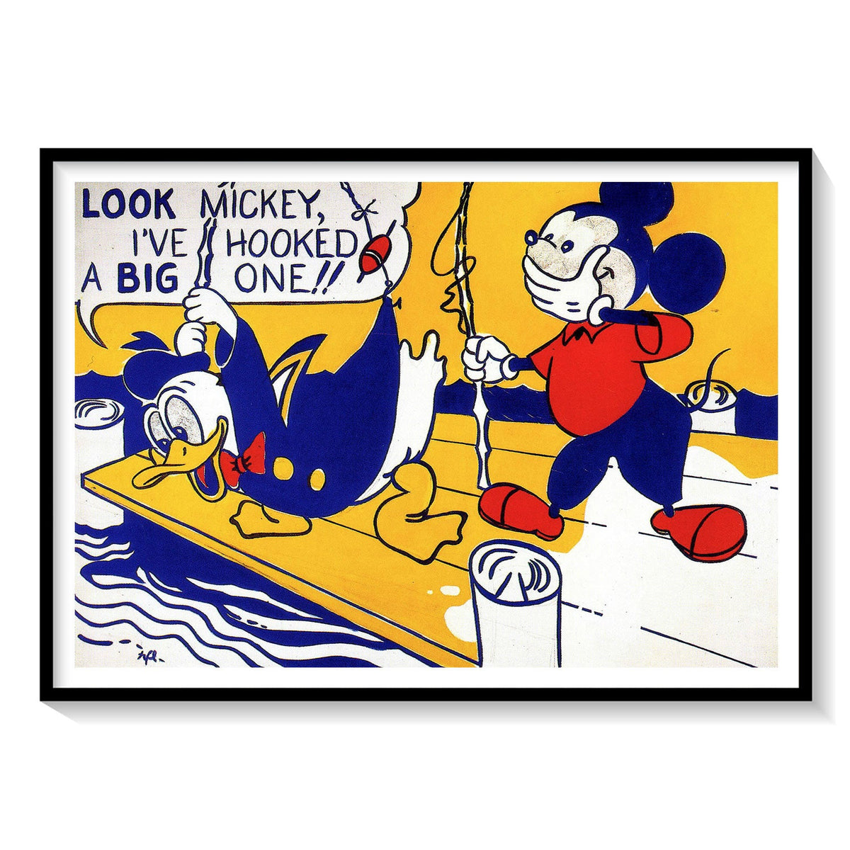 Buy Look mickey Pop Art Painting & Art Print Online India at Best Price ...