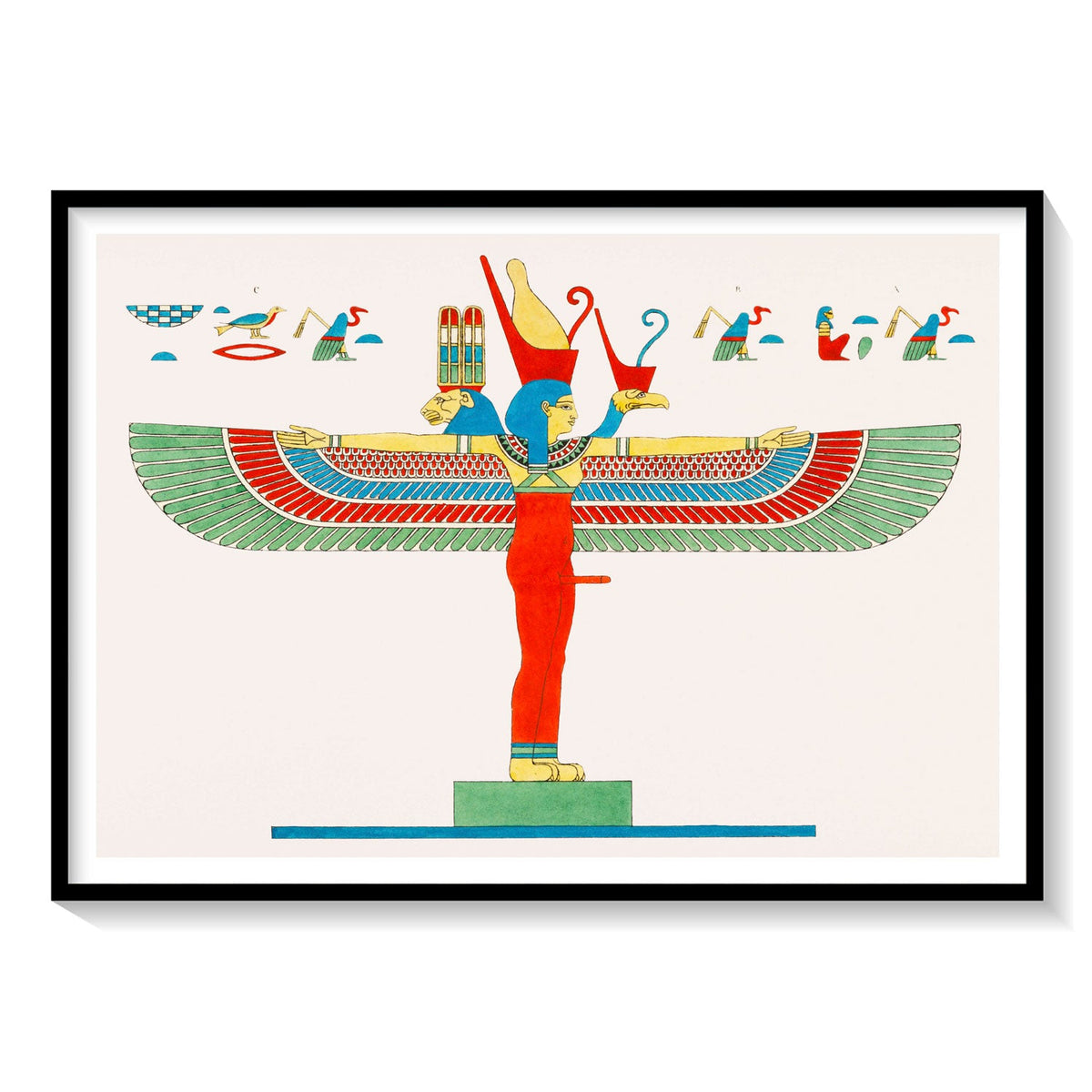 Neith illustration from Pantheon Egyptien: Buy Egyptian Paintings & Art ...