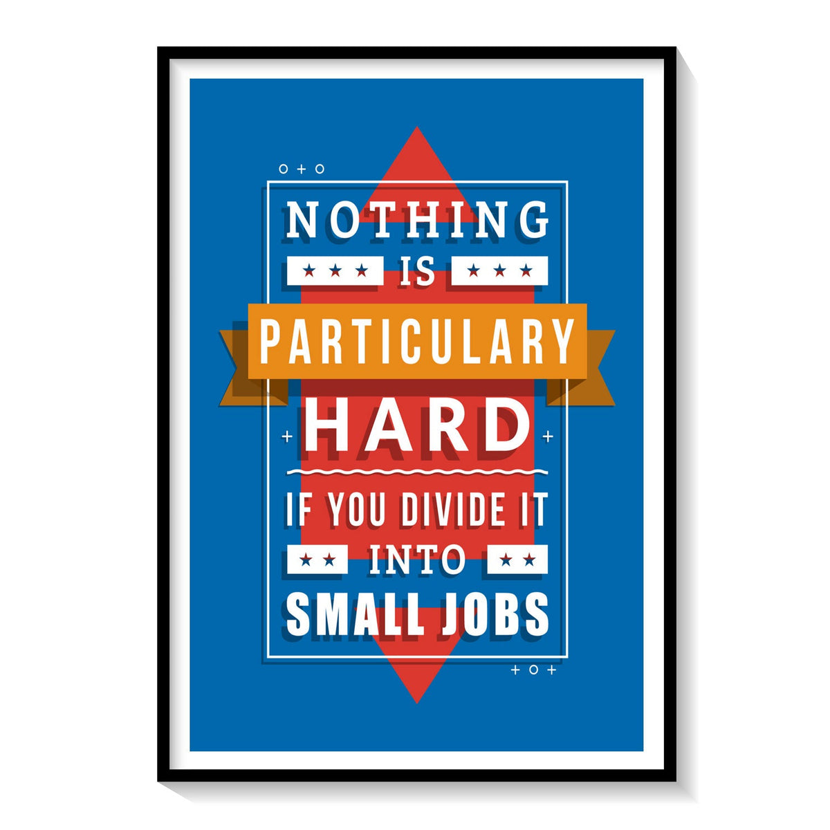 Buy Nothing is hard Motivational Posters Online India at Best Price ...