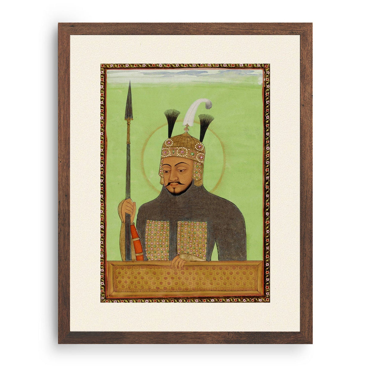 Portrait of Timur: Buy Mughal Miniature Paintings – Dessine Art