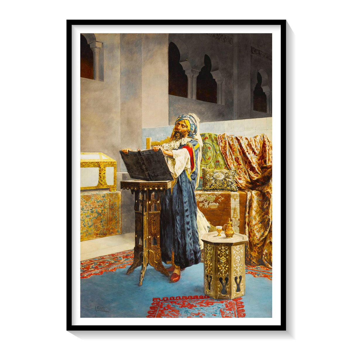 Reading from the koran: Buy Arabic Islamic Paintings & Art Prints ...