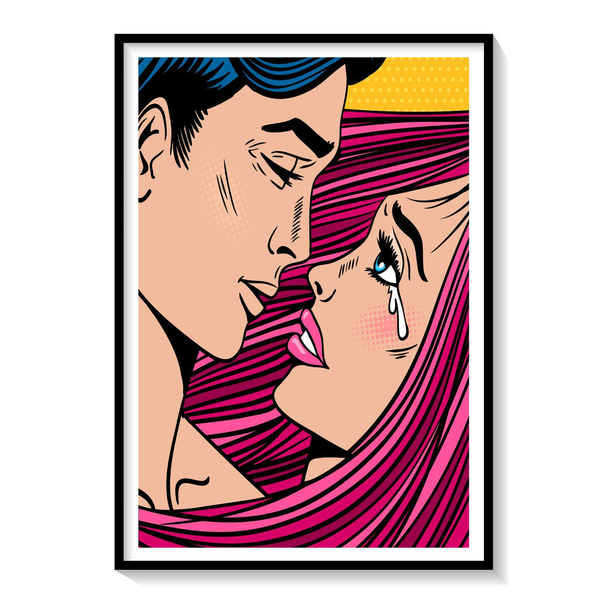 Buy Sob Pop Art Painting & Art Print Online India at Best Price ...