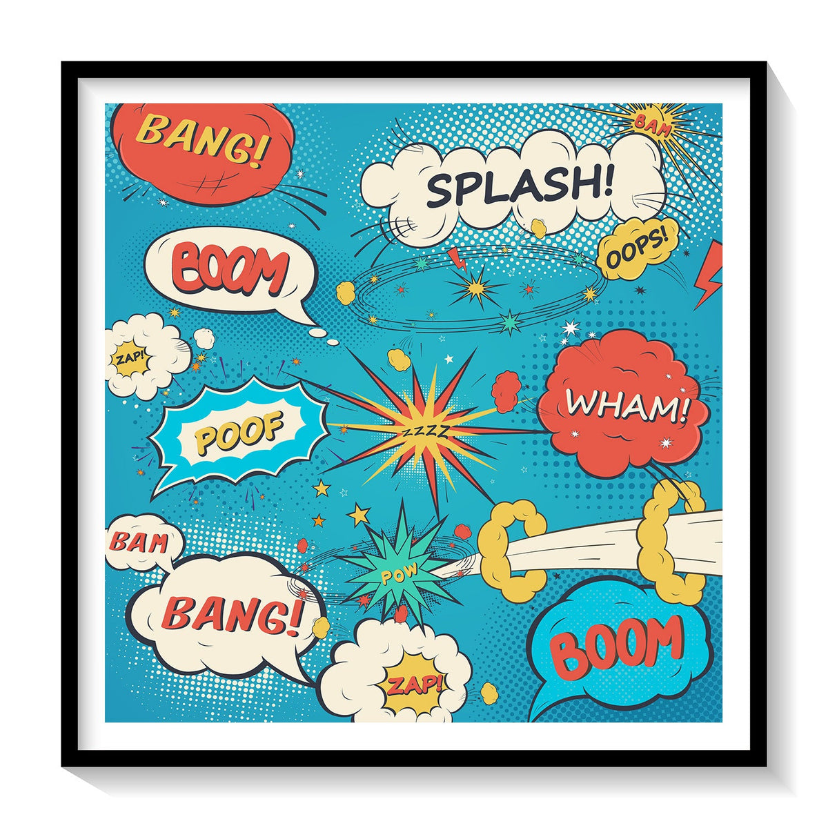 Buy Splash Pop Art Painting & Art Print Online India at Best Price ...