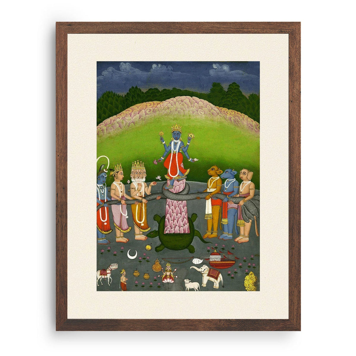 Ten Avatars of Vishnu: Buy Rajasthani Paintings & Art Prints Online ...