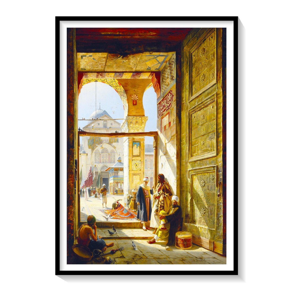 The Gate of the Great Umayyad Mosque Damascus: Buy Arabic Islamic ...