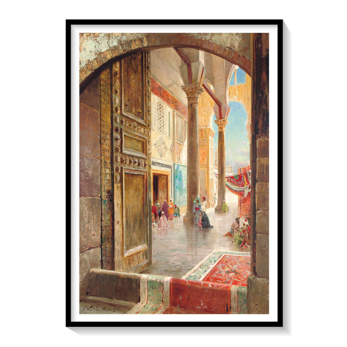 The Great Umayyad Mosque Damascus: Buy Arabic Islamic Paintings & Art ...