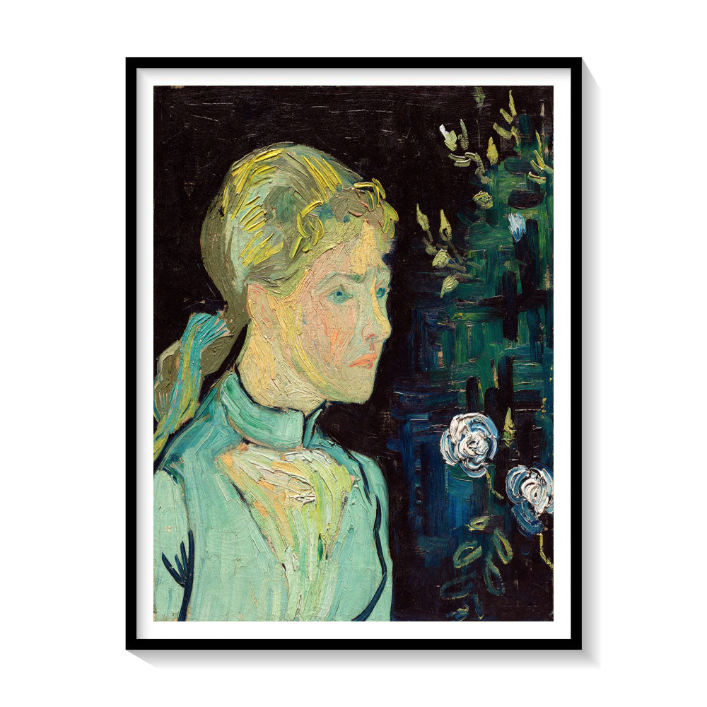 Adeline Ravoux Painting & Wall Art Print by Van Gogh - Dessine Art