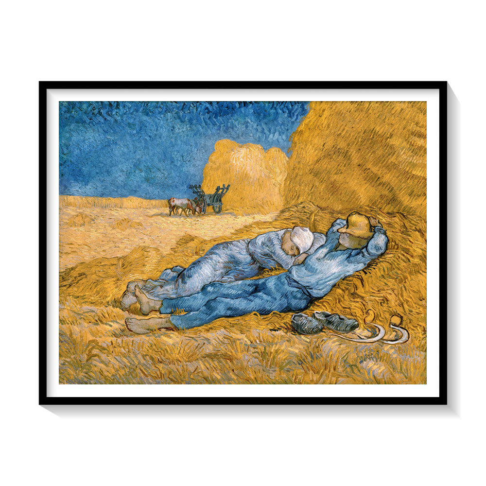 The Siesta Painting & Wall Art Print by Van Gogh - Dessine Art