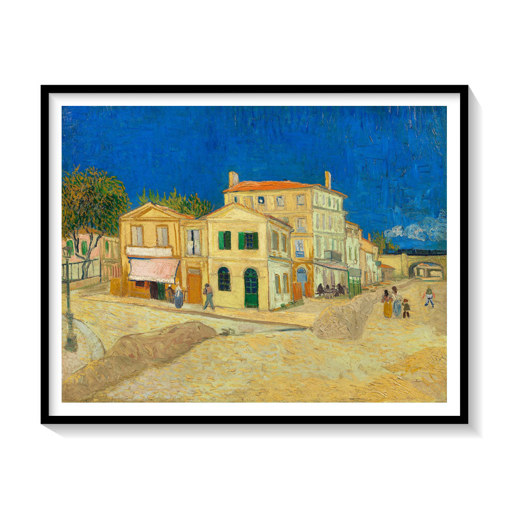The yellow house Painting & Wall Art Print by Van Gogh - Dessine Art