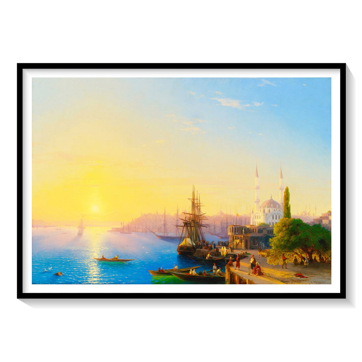 View Of Constantinople 1856: Buy Turkish Painting & Art Prints Online ...