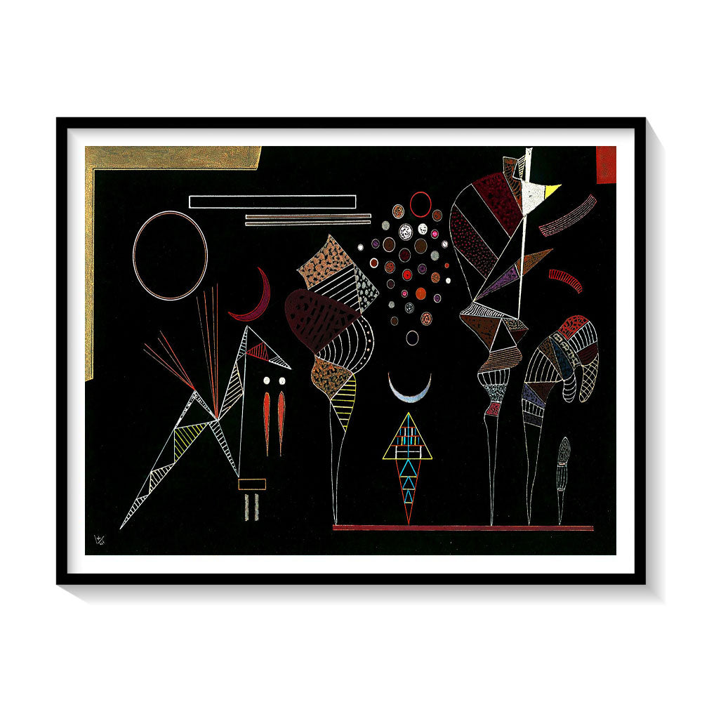 Abstract Three Painting & Wall Art Print by Wassily Kandinsky - Dessine Art
