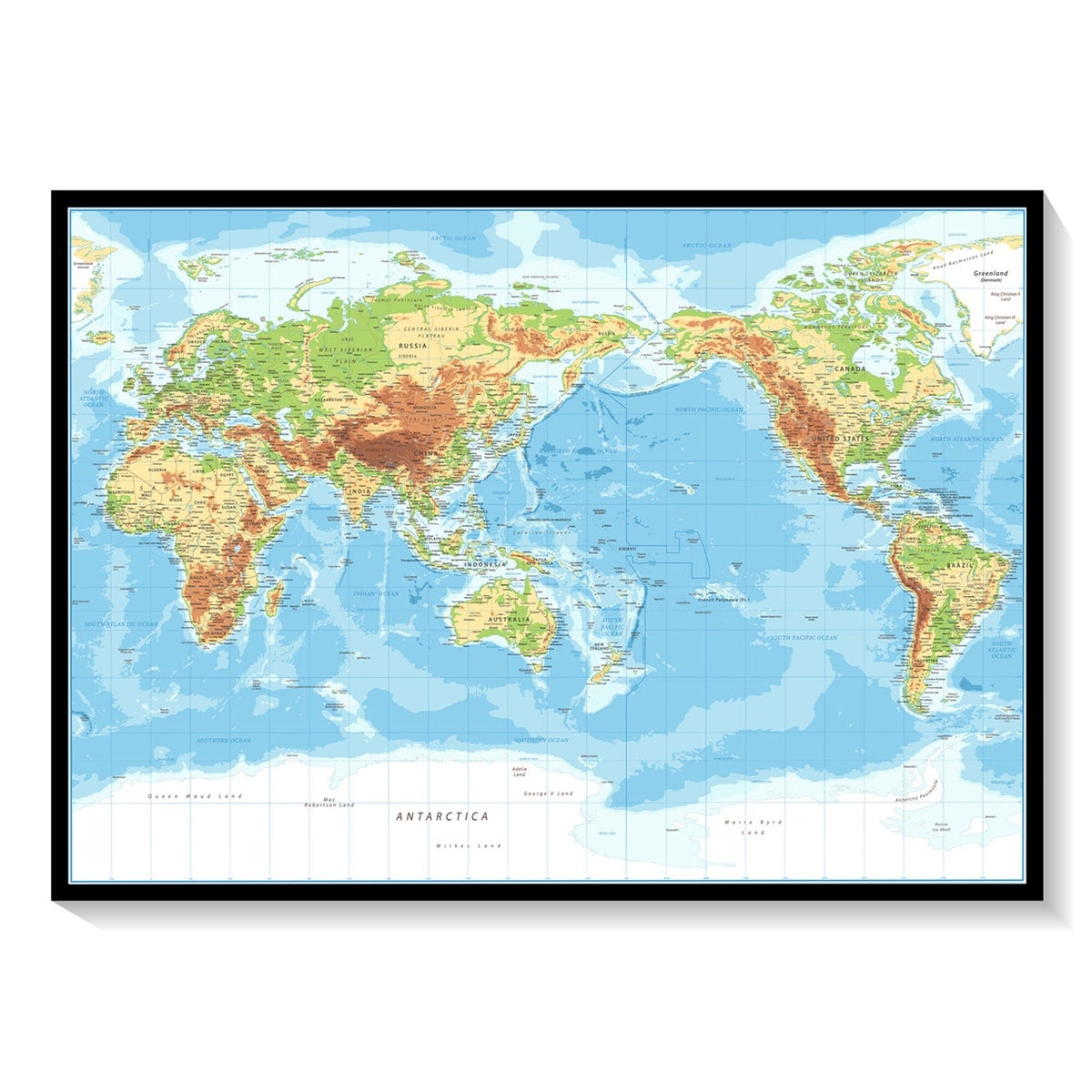 World Map Framed Art: Buy Premium Framed Old & Modern Map Art Prints ...