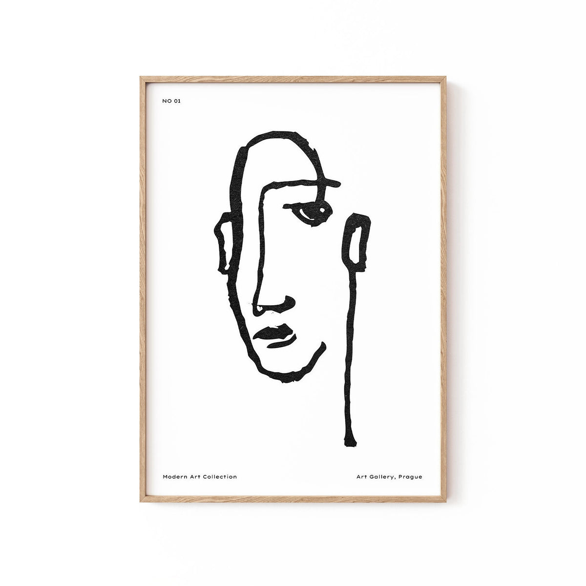 Modern Face : Buy Best Framed Line Art Painting Online – Dessine Art