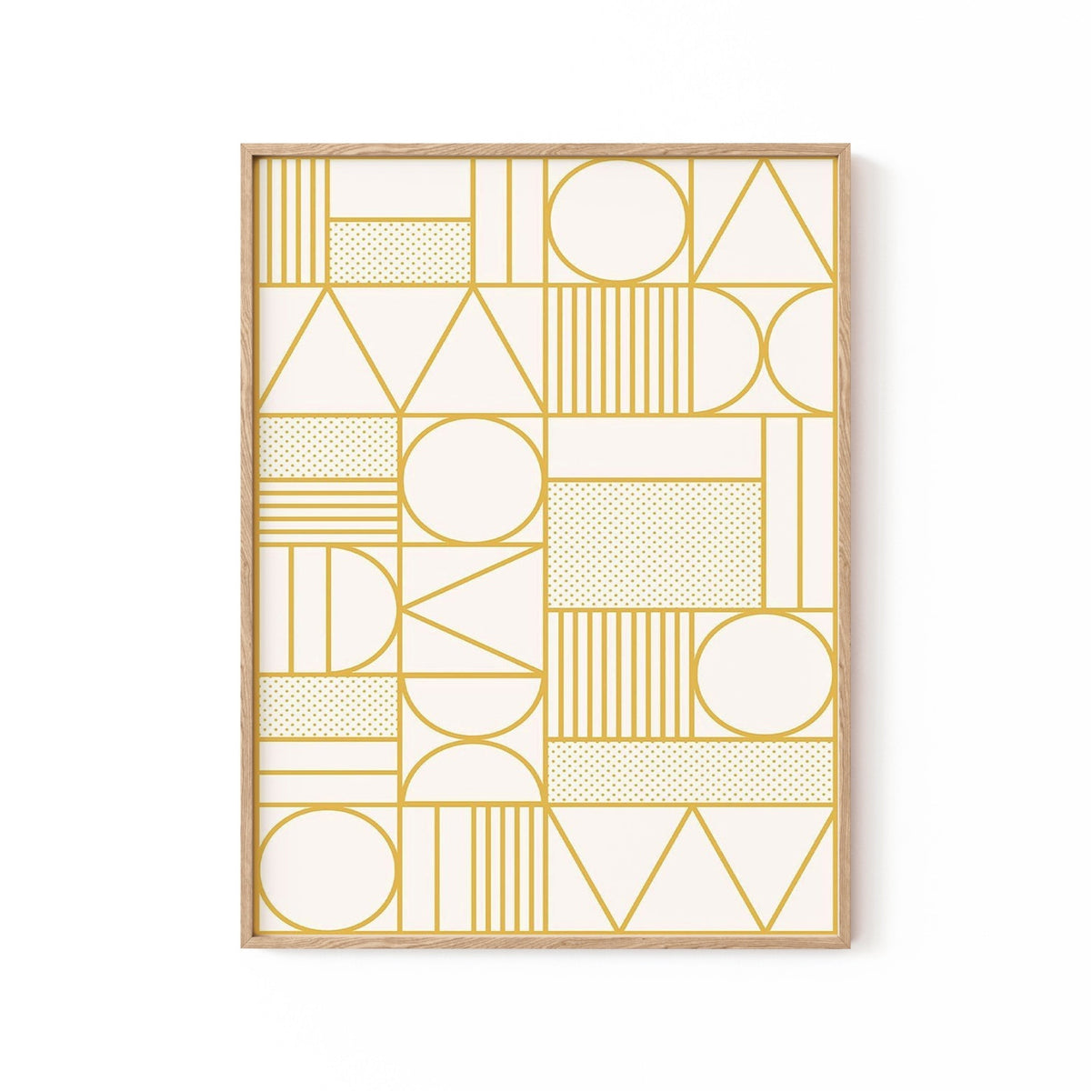 Multiple Shapes: Buy Minimalist Geometric Art Paintings – Dessine Art