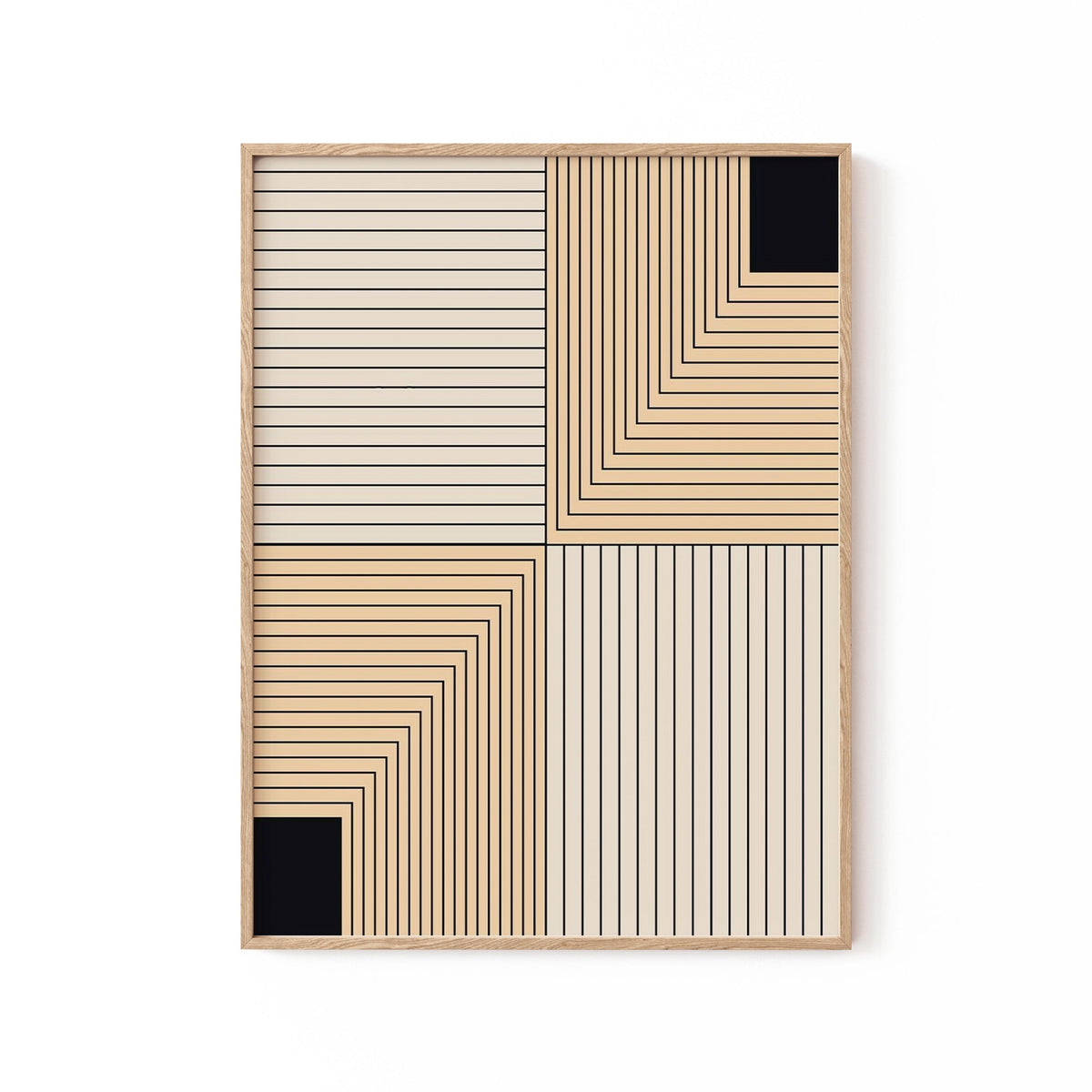 Reflex 03: Buy Minimalist Geometric Art Paintings – Dessine Art