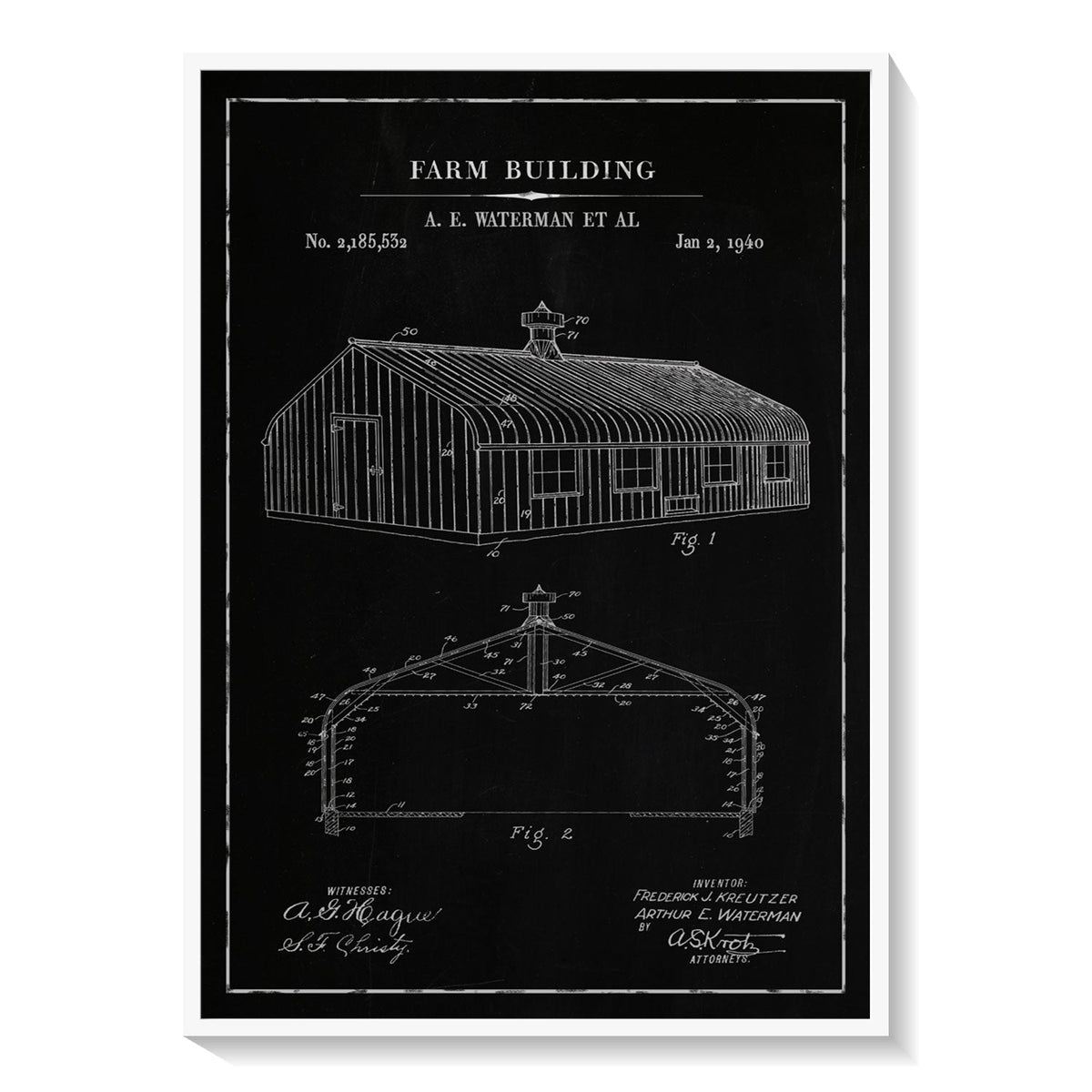 Chalk Farm Building: Buy Premium Framed Blueprints & Patent Art Online ...