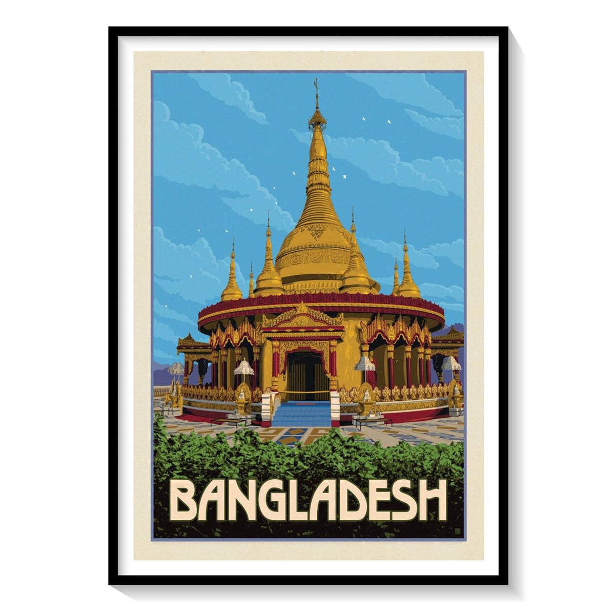 Buy Bangladesh Travel Poster Art & Prints Online India at Best Price ...