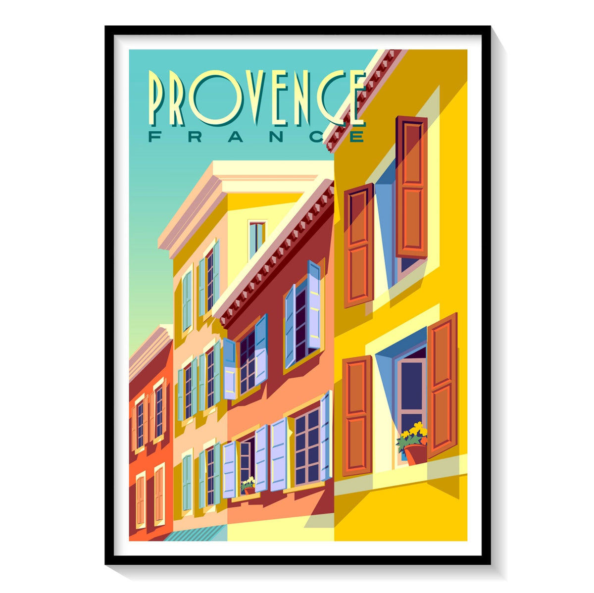 Buy French Poster France Travel Poster Art & Prints Online India at ...