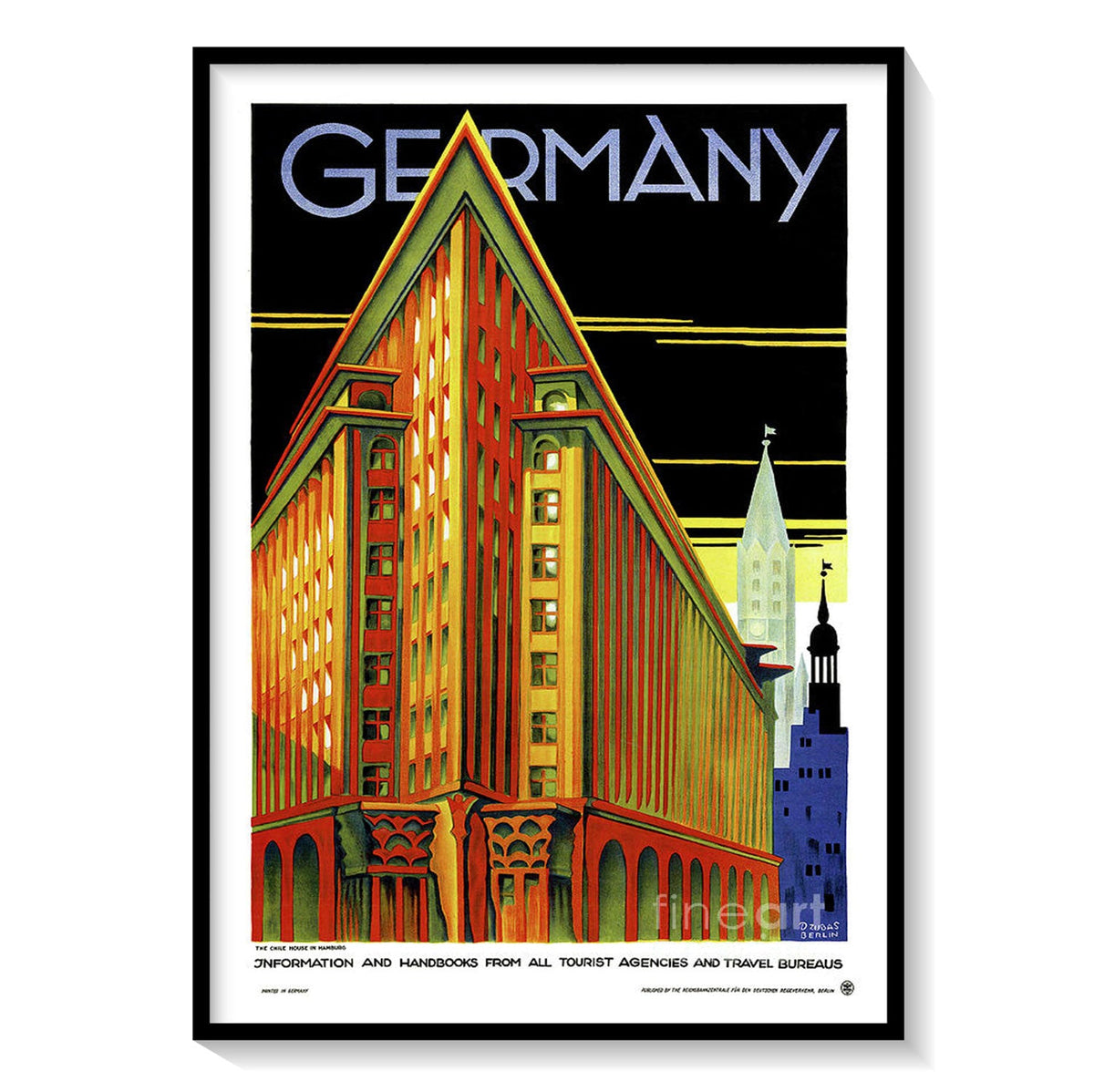 Buy Germany Travel Poster Art & Prints Online India at Best Price ...