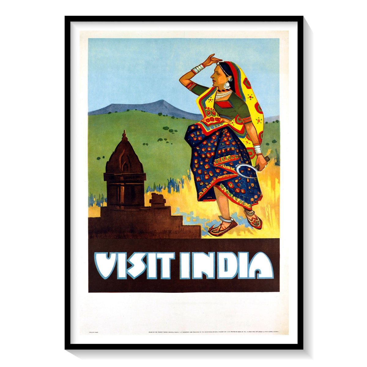 Buy India I I I Travel Poster Art & Prints Online India at Best Price ...