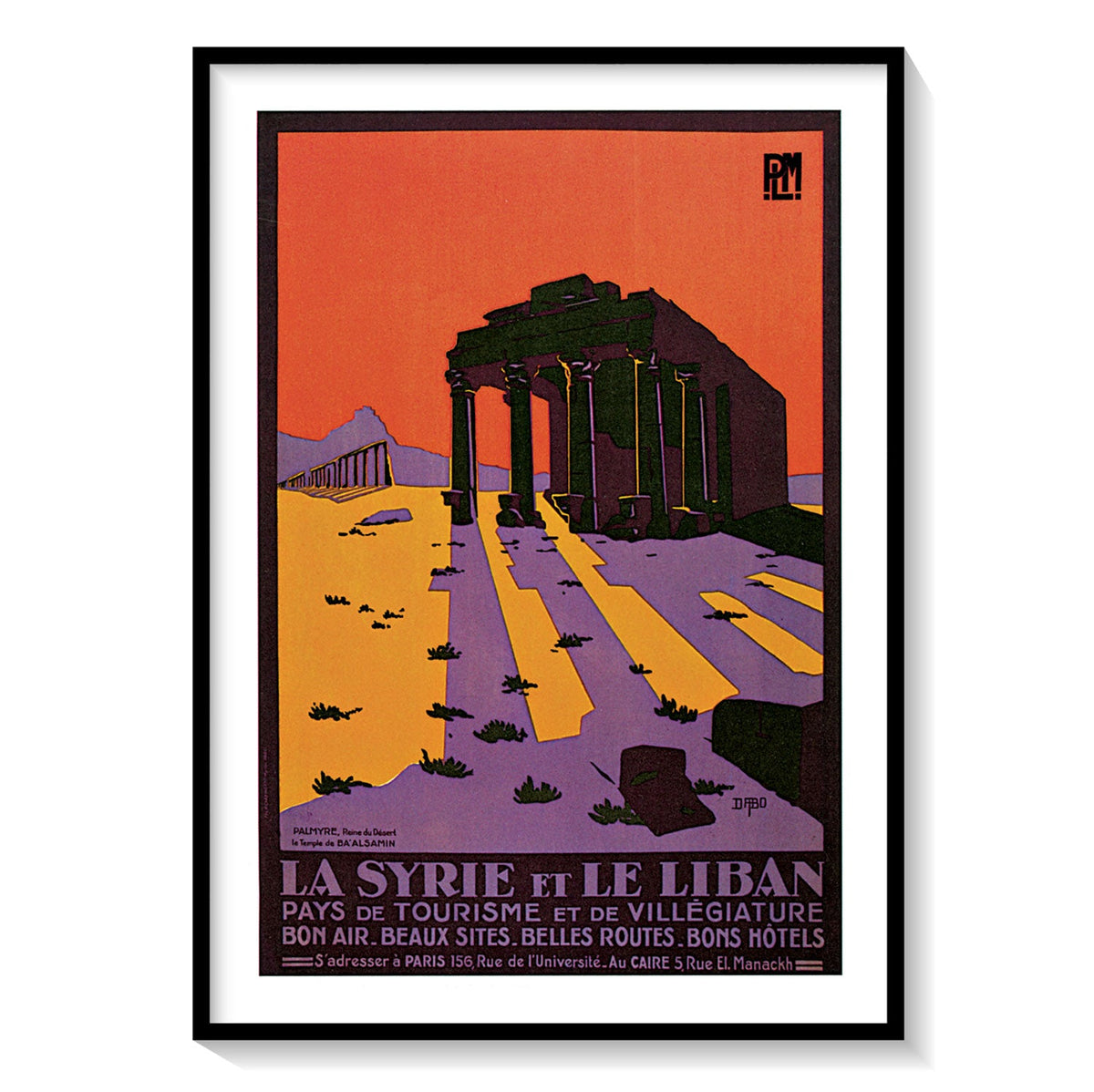Buy Syria and Lebanon Travel Poster Art & Prints Online India at Best ...
