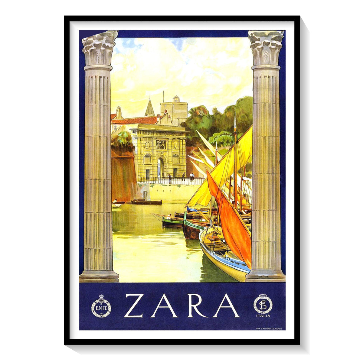 Buy ZARA Travel Poster Art & Prints Online India at Best Price ...