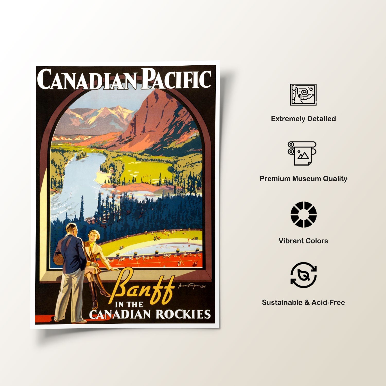 Buy Canada Vintage I I I Travel Poster Art & Prints Online India at ...