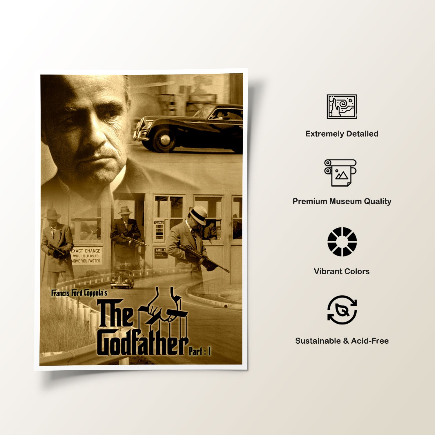 The Godfather I Movie Poster: Buy Hollywood & Famous Movie Posters ...