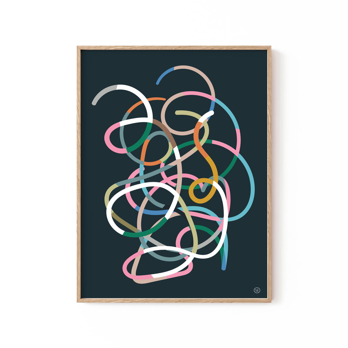 Buy Color Lines, Abstract Art, Abstract Painting Wall Art Online at ...