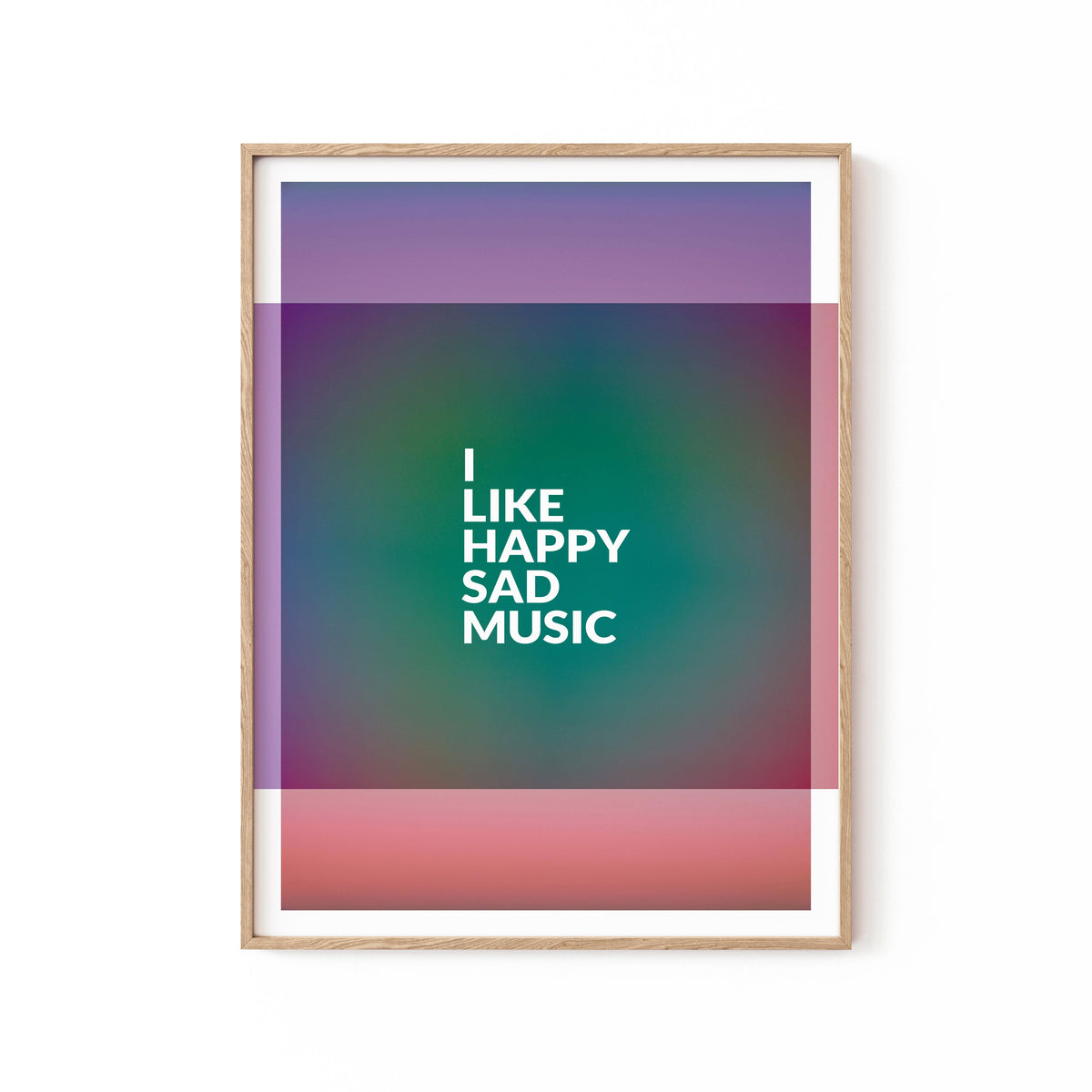 Buy I Like Happy Sad Music, Motivational Posters Online at Best Price ...