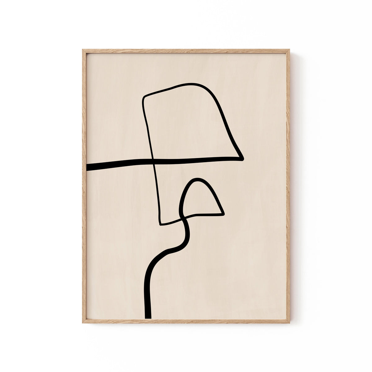 Buy Single Black Line Artwork Wall Art Online at Best Price – Dessine Art