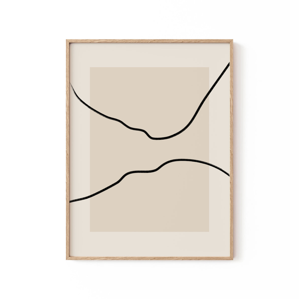Buy Soft Abstract Lines Art Wall Art Online at Best Price – Dessine Art