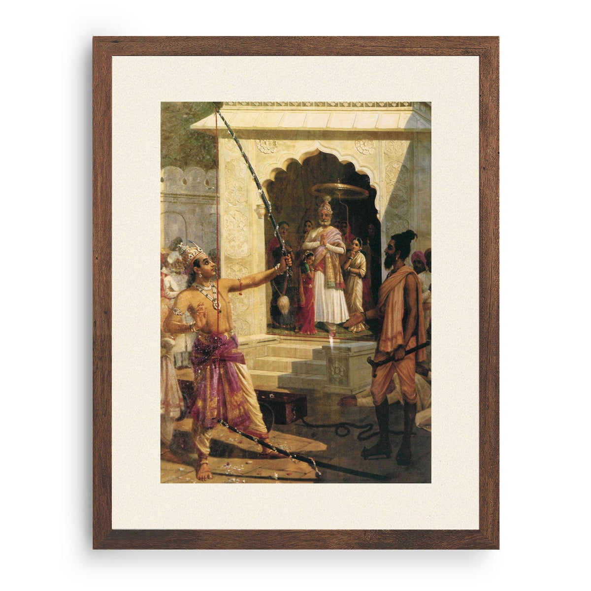 Buy Rama Breaking The Sacred Bow Of Siva Before His Marriage To Sita by ...