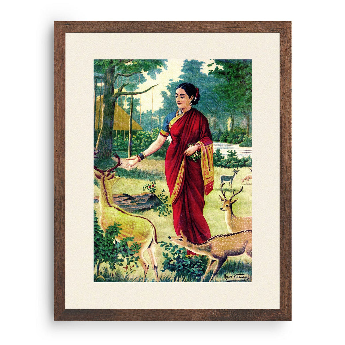 Buy Sita and the Golden Deer or Sita Suvarna Mrig 1900 by Raja Ravi ...