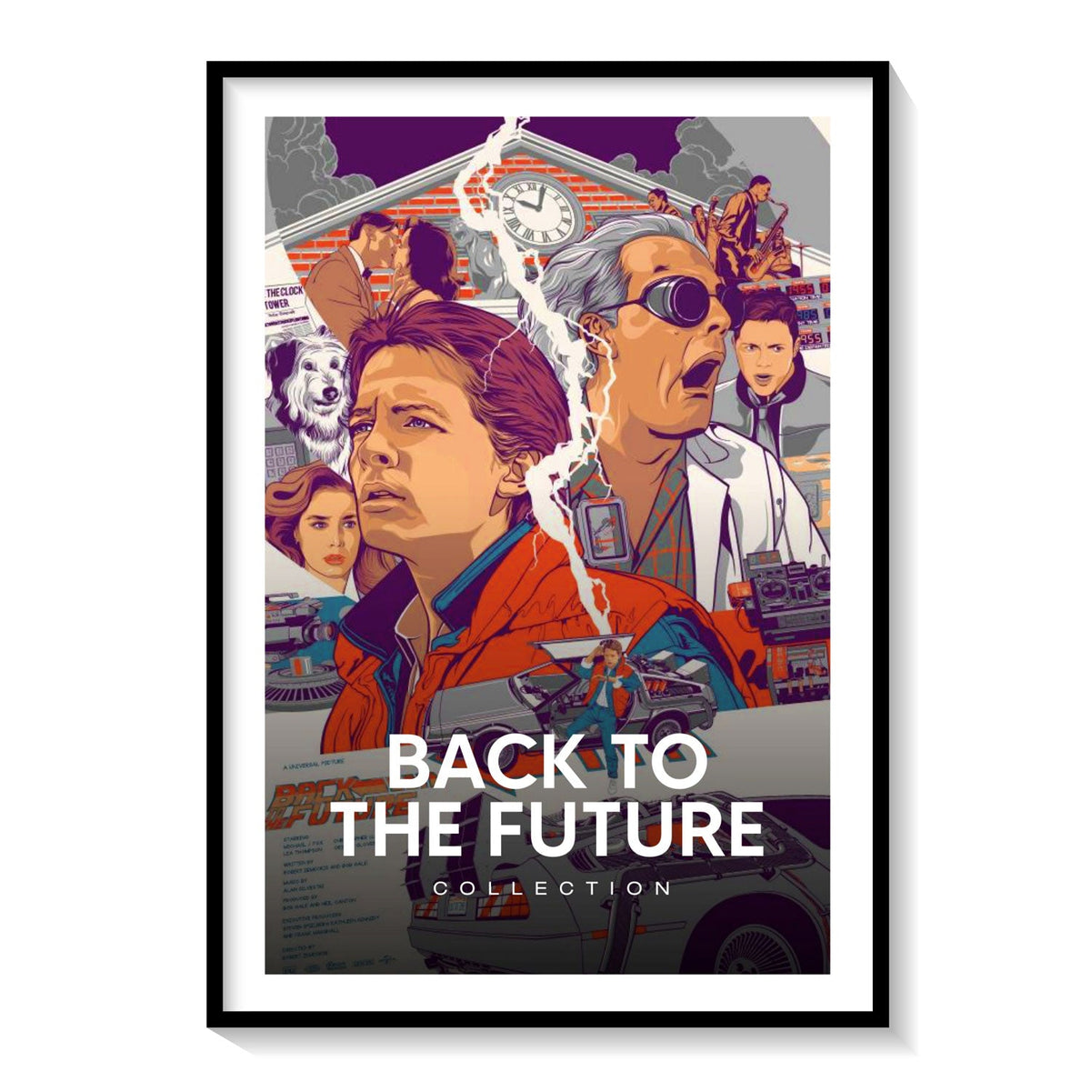 Back to the Future Collection Movie Poster 1: Buy Hollywood & Famous ...
