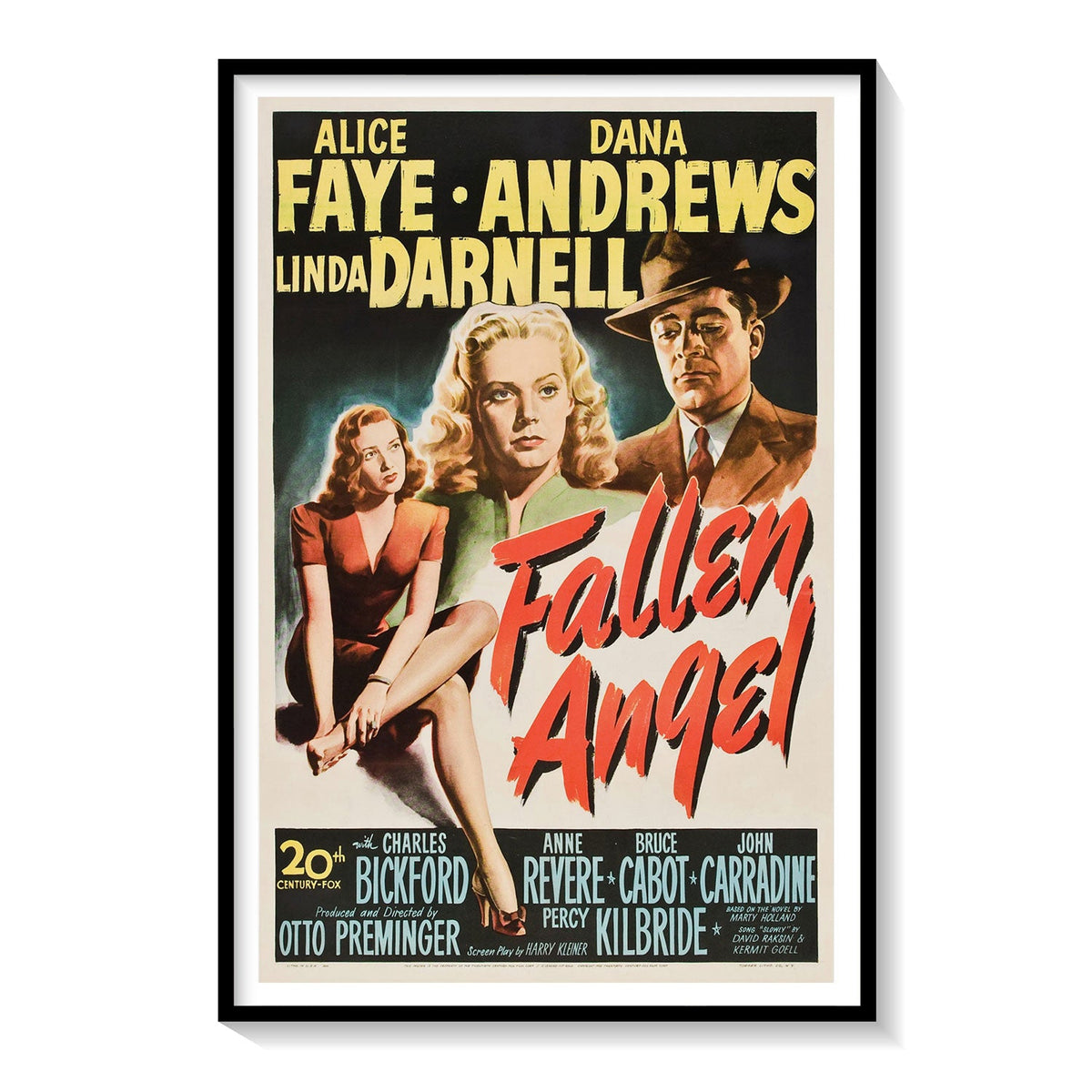 Fallen Angel Old Movie Poster: Buy Movie Posters Online – Dessine Art