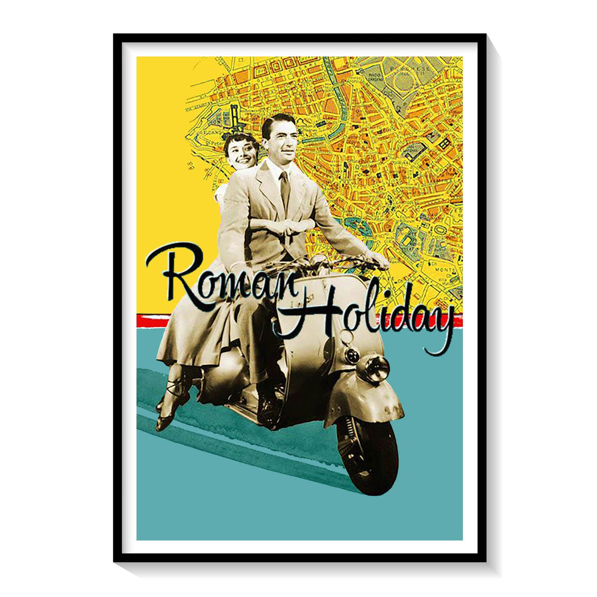 Roman Holiday (1953) Movie Poster: Buy Hollywood & Famous Movie Posters ...