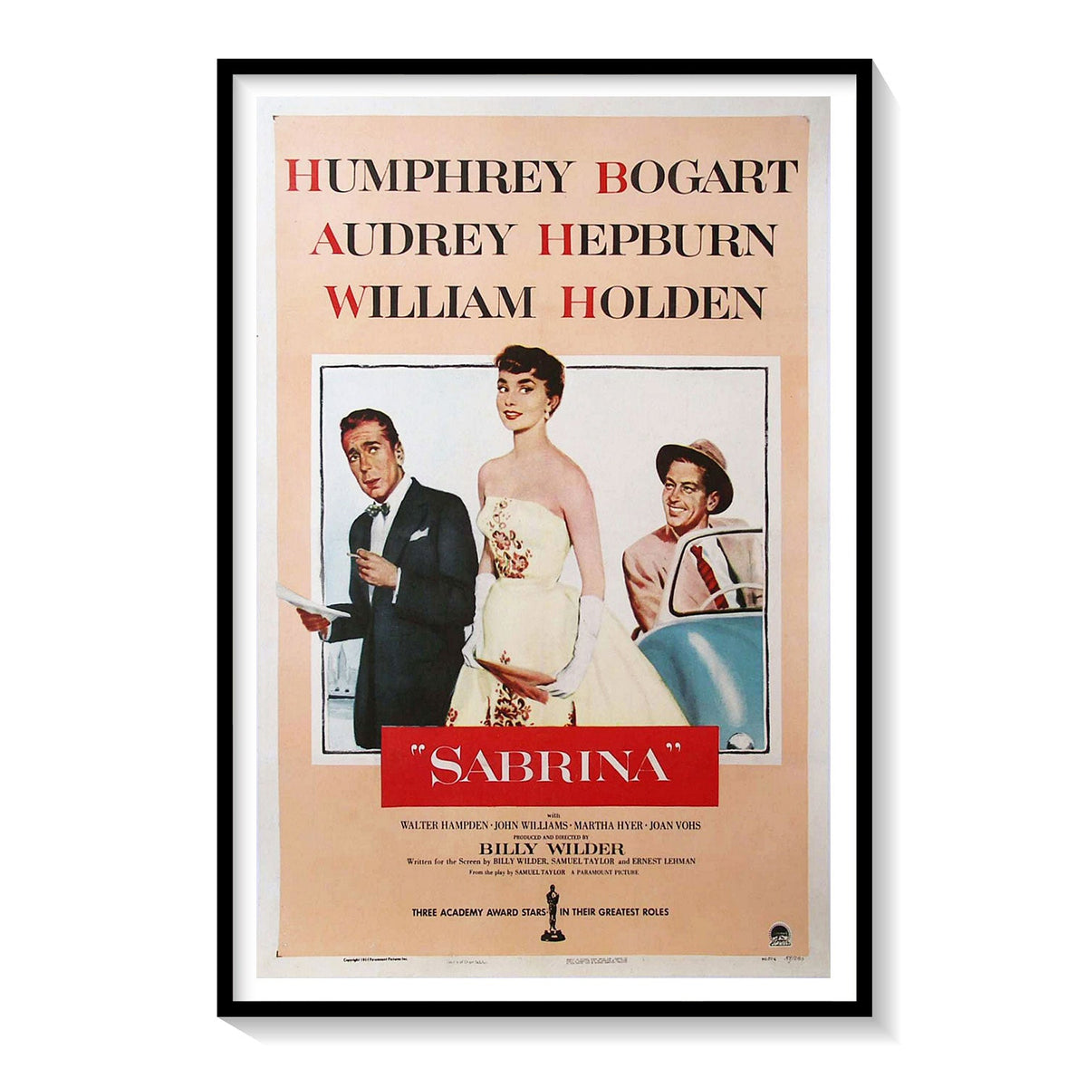 Sabrina Old Movie Poster: Buy Movie Posters Online – Dessine Art