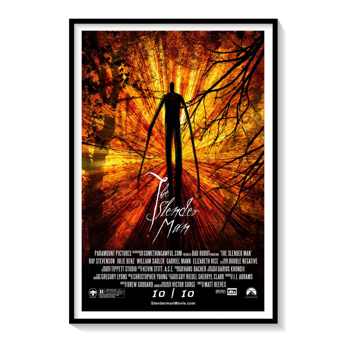 Slender Man Old Movie Poster: Buy Movie Posters Online – Dessine Art