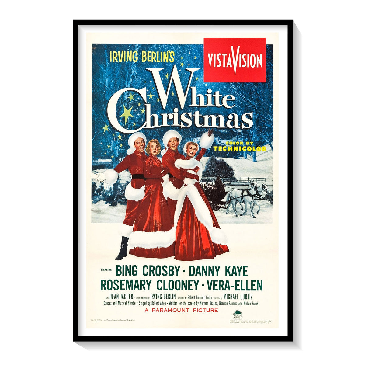 White Christmas Old Movie Poster: Buy Movie Posters Online – Dessine Art