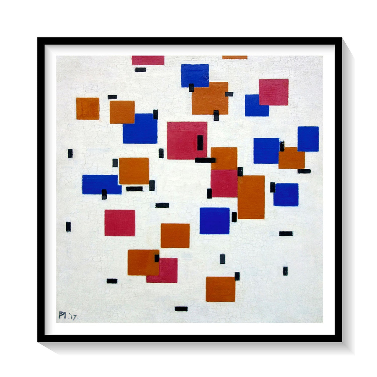 Buy Composition in colour A by Piet Mondrian Online India at Best Price ...